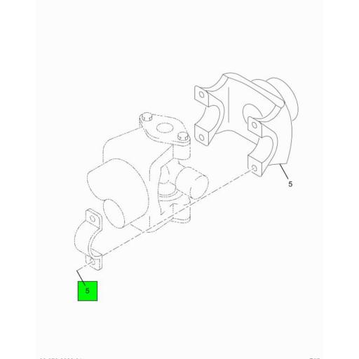 3710753C1 Navistar International | Trunnion Bearing Flange Size 150 ...