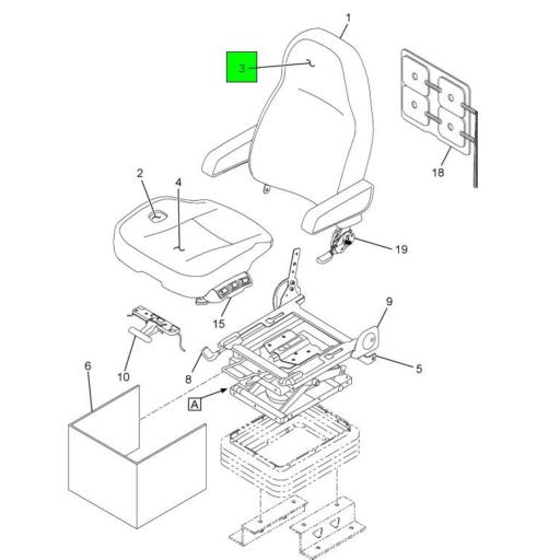 2599486C1 Navistar International | Back Seat Cover Kit | Source One ...