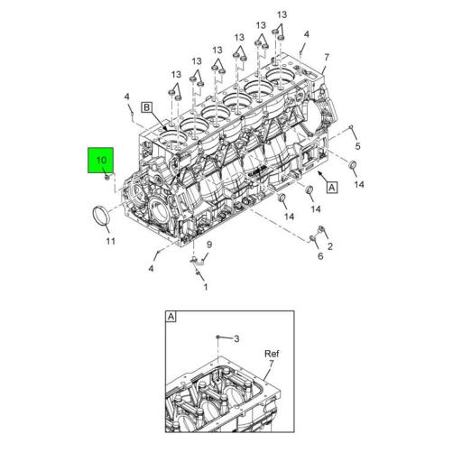 51903100118 Navistar International | Drain Plug M22 x 15 x 11 | Source ...