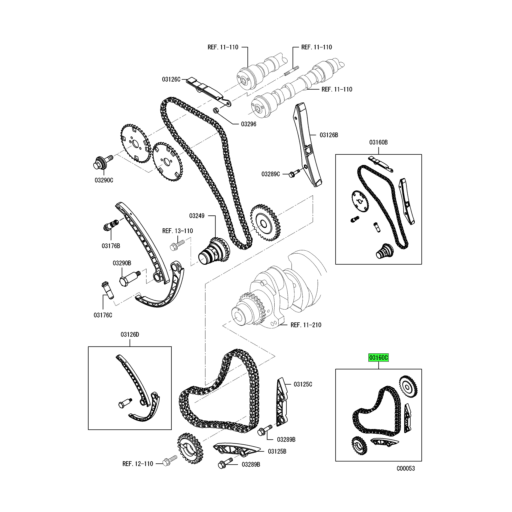 MK667242 Mitsubishi FUSO | Valve Timing Chain Kit | Source One Parts Center