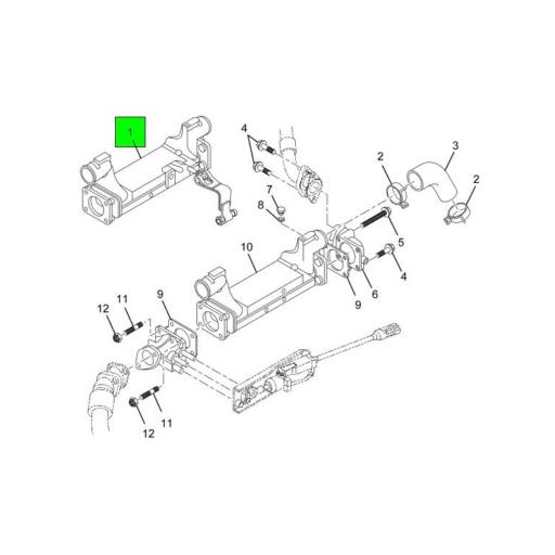 2601034C91 Navistar International | EGR Cooler Assembly | Source One ...