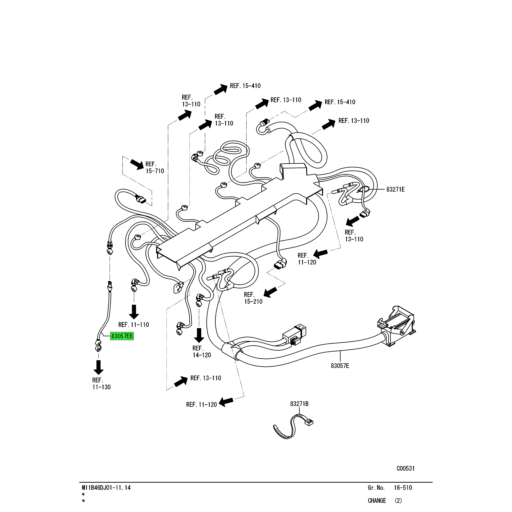 MK667897 Mitsubishi FUSO | Engine Harness | Source One Parts Center