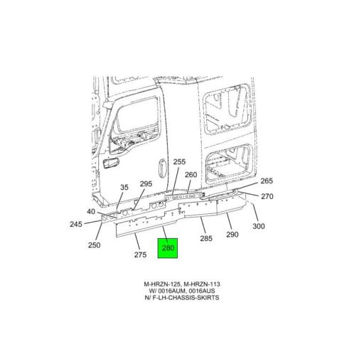 4277726C1 Navistar International | PANEL CLOSEOUT FRONT CAS-1 VERT ...