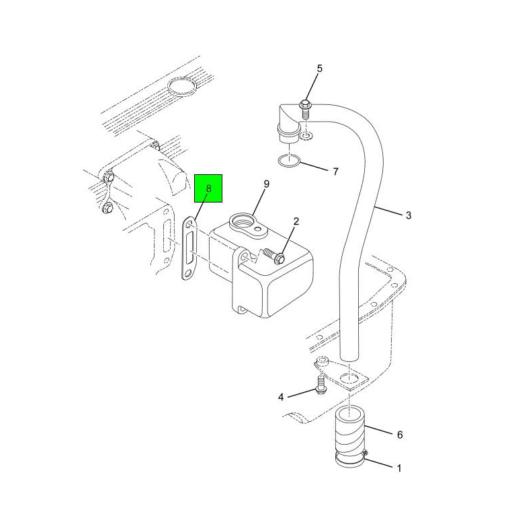 2591315C1 Navistar International | Crankcase Breather Gasket - 10 Pack ...