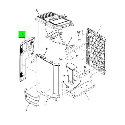 4073894C1 Navistar International | Door Panel Assembly with Step ...