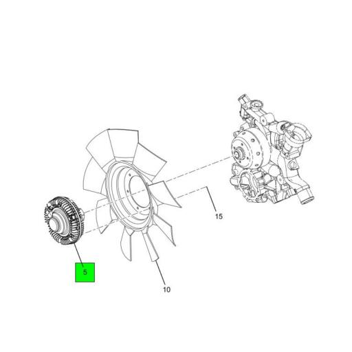 3593589C3 Navistar International | Fan Drive 585 Series Screw-On ...