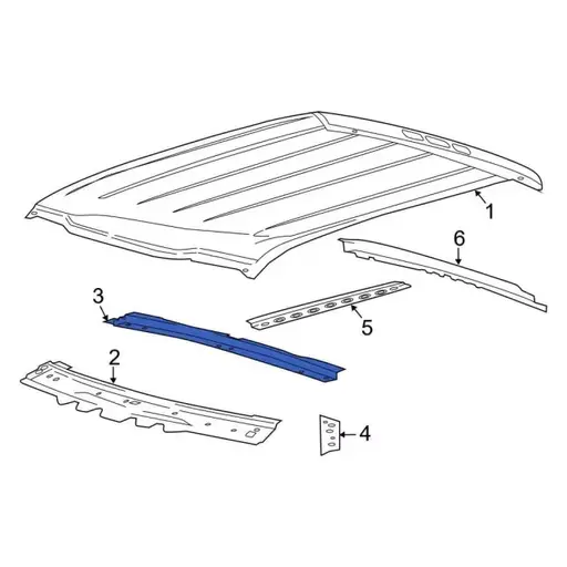 ML3Z1650222A Ford | Roof Bow Panel Reinforcement BEV Performance ...