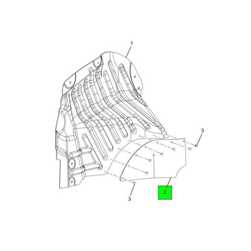 3557177C2 Navistar International | Road Splash Deflector Panel | Source ...
