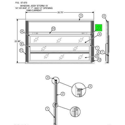 424265003 Navistar International | Windshield Curved NS/IS W/SHA - 4 ...