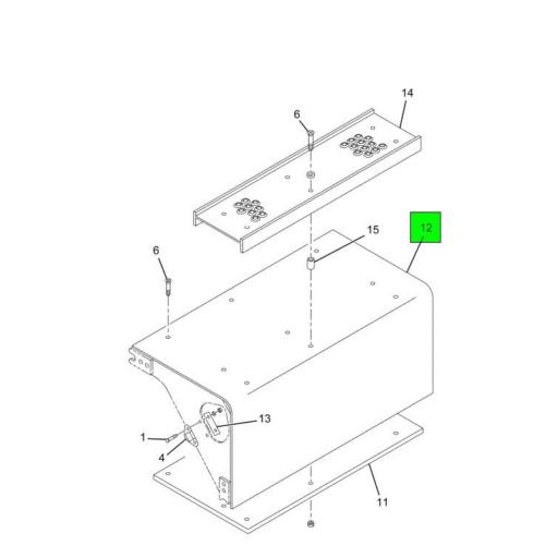 3571691C1 Navistar International | COVER BATTERY BOX | Source One Parts ...