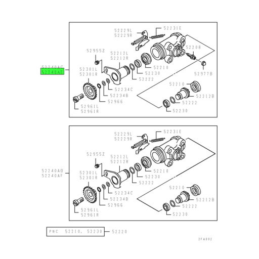 MC811055 Mitsubishi FUSO | Rear Brake Cylinder Assembly | Source One ...