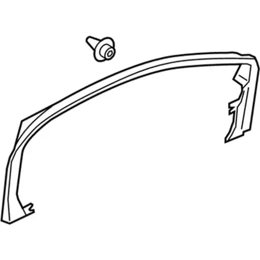 EJ7Z7800014AB Ford | Door Window Molding Decal - Left Front | Source ...