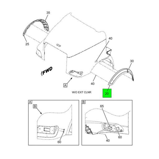 3663696C93 Navistar International | Front Extension with Air Cleaner ...