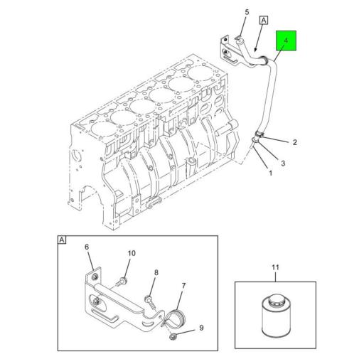 1840122C1 Navistar International | Oil Filler Tube | Source One Parts ...