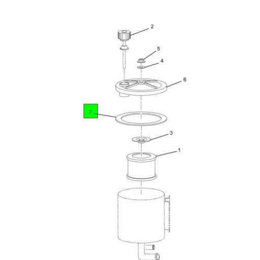 597662C1 Navistar International | Power Steering Reservoir Cover Gasket ...