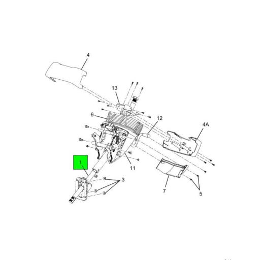 2597281C91 Navistar International | Lower Y Steering Shaft Rotate/Tilt ...