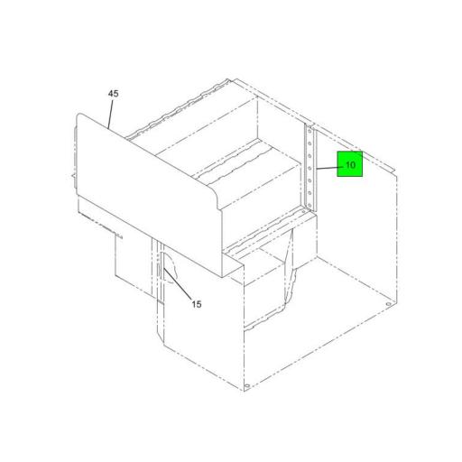 430311002 IC Bus | Vertical Forward Trim Step | Source One Parts Center