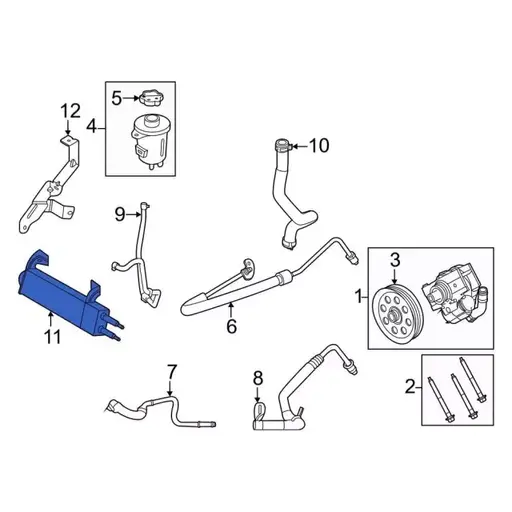 PC3Z3D746C Ford | Coil Cooling - 68L | Source One Parts Center