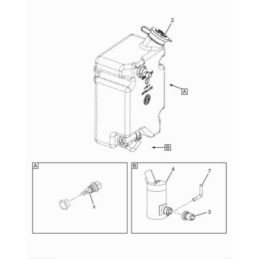4083802C92 Navistar International | Windshield Washer Fluid Tank ...