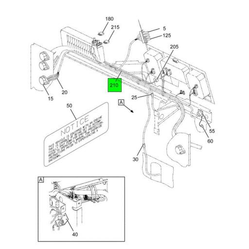 3628078C91 Navistar International | HARNESS MAIN WIRING CAB OVERLAY ...