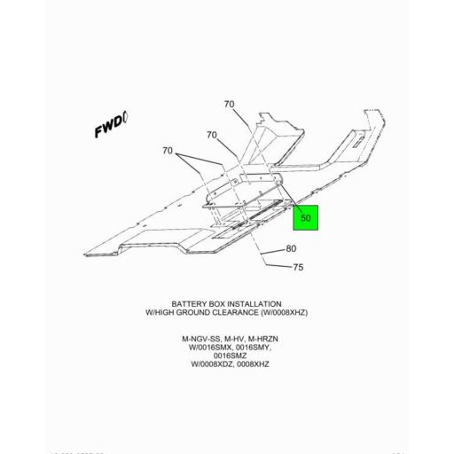 4053590C92 Navistar International | Battery Box Mounting Plate Assembly ...