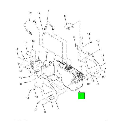 4097805C91 Navistar International | TANK DIESEL EXHAUST FLUID 7 GAL QLS ...