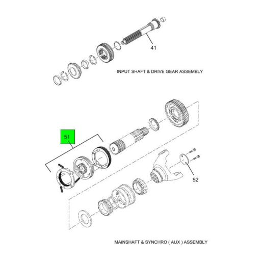 FULK3494 Navistar International | Sliding Clutch Repair Kit | Source ...