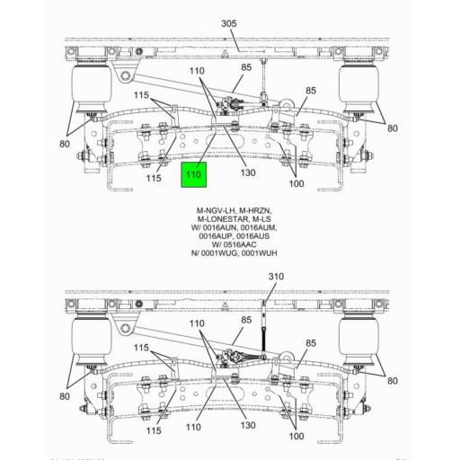 4054621C91 Navistar International | Cab Height Control Valve | Source ...