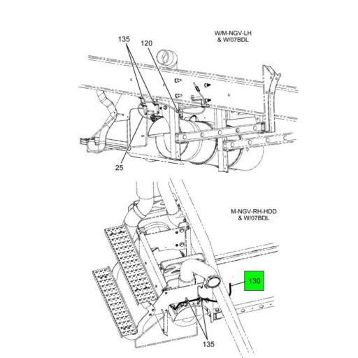 6093762C91 Navistar International | Aftertreatment Jumper Harness 6 in ...
