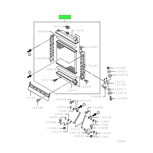ME403269 Mitsubishi FUSO | Radiator Assembly | Source One Parts Center