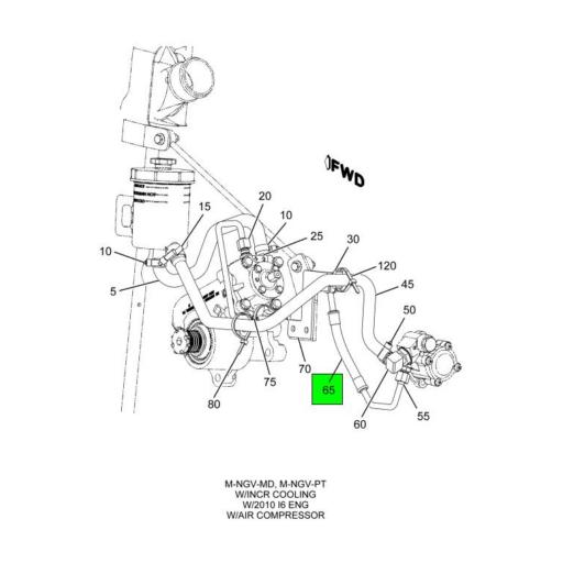 3836030C1 Navistar International | Crimped End Hose | Source One Parts ...