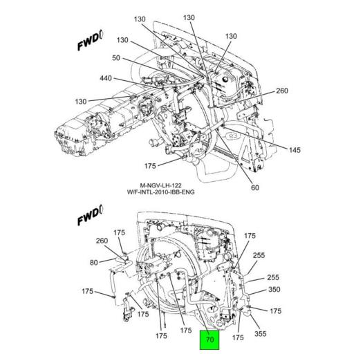 4058299C1 Navistar International | Radiator Outlet Hose PS122 Premium ...
