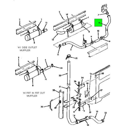 2036192C1 Navistar International | Exhaust Pipe | Source One Parts Center
