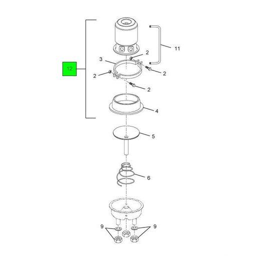 MJS3028ET008 Navistar International | Piggyback Plus Brake Chamber Kit ...