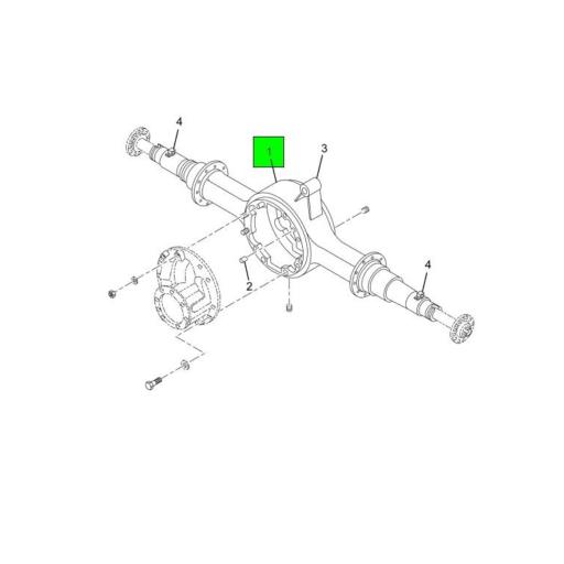 2514211C1 Navistar International | AXLE HOUSING WITH DOWELS AND ...