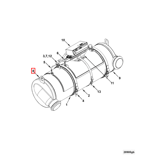 2880497 Cummins | Inlet Catalyst Module | Source One Parts Center