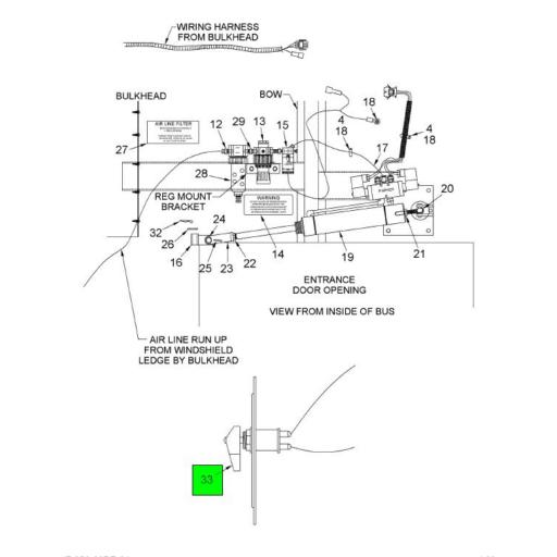 423150001 IC Bus | Air Release Door Switch | Source One Parts Center