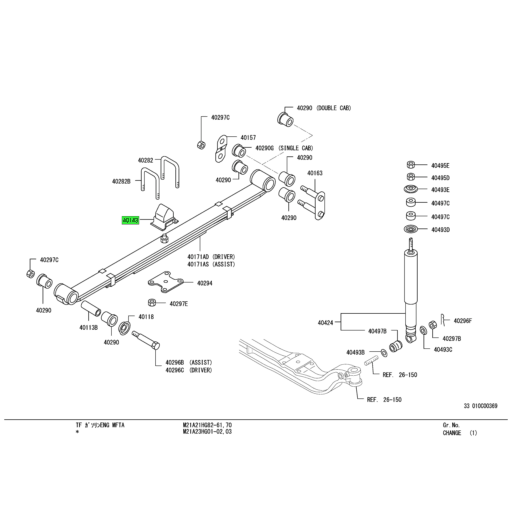 MC110181 Mitsubishi FUSO | Front Suspension Spring Pad | Source One ...