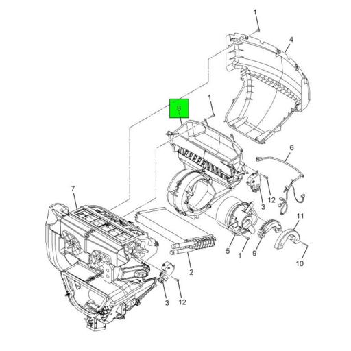 3548041C1 Navistar International | Heater Blower Housing | Source One ...