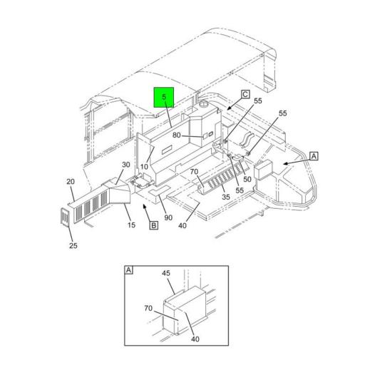 2202809C1 IC Bus | Drivers Side Heater Box | Source One Parts Center