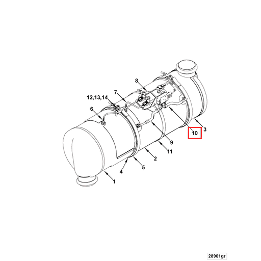 2871658 Cummins | Air Tube | Source One Parts Center