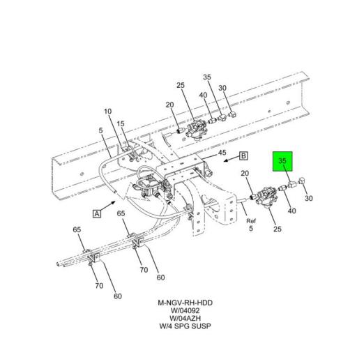 3575628C1 Navistar International | T-Fitting 3/4 in NPTF x 1/2 in NPTF ...