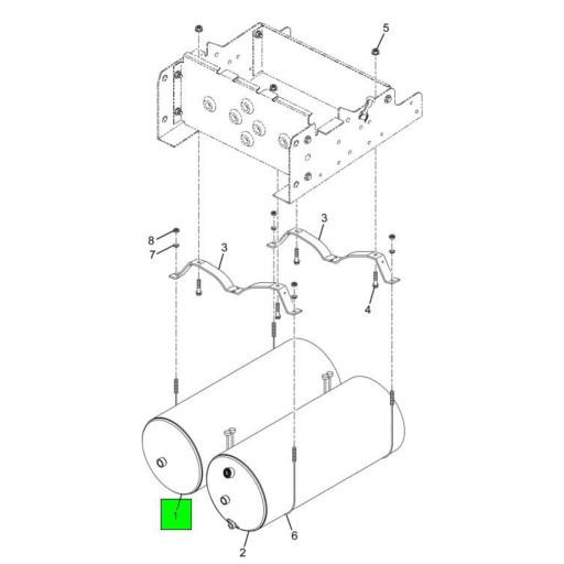 3688122C91 Navistar International | TANK AIR QUALITY CONNECT | Source ...