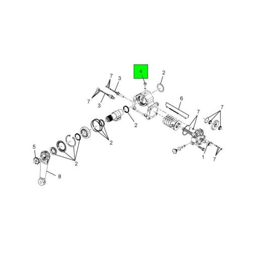 1663633C91 Navistar International | Bleed Screw Kit | Source One Parts ...
