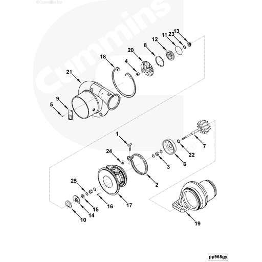 3804878 Cummins | Turbocharger Kit | Source One Parts Center
