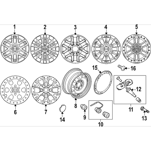 ML3Z1021B Ford | Wheel Trim Ring 17 X 85 Forged | Source One Parts Center