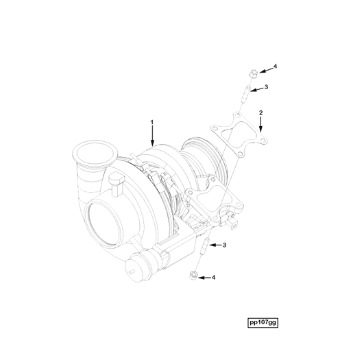 4090043 Cummins | Exchanger 60 Heat Turbocharger | Source One Parts Center