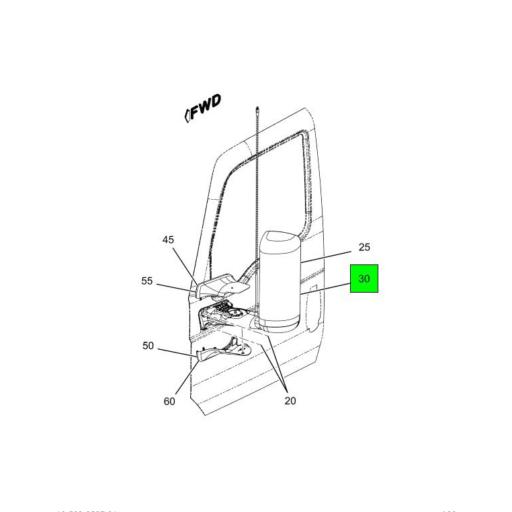 4188595C91 Navistar International | Rear View Mirror Pedestrian Mirror ...