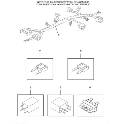 4053356F94 Navistar International | Chassis Harness with Entrance Door ...