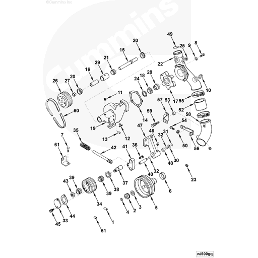 4072616 Cummins | Water Pump | Source One Parts Center